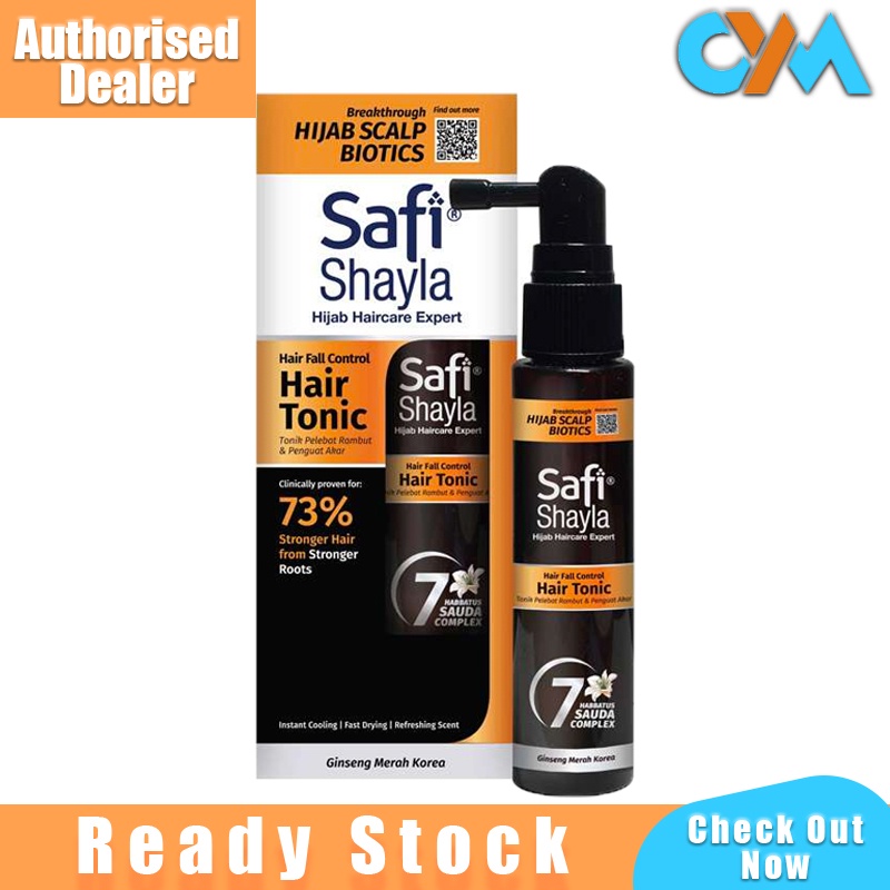 Safi Shayla Hair Fall Control Hair Tonic 45ml Tonik Pelebat Rambut ...