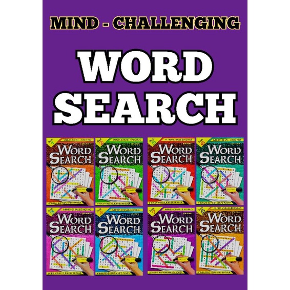 MIND-CHALLENGING WORD SEARCH (MIND TO MIND) | Shopee Malaysia