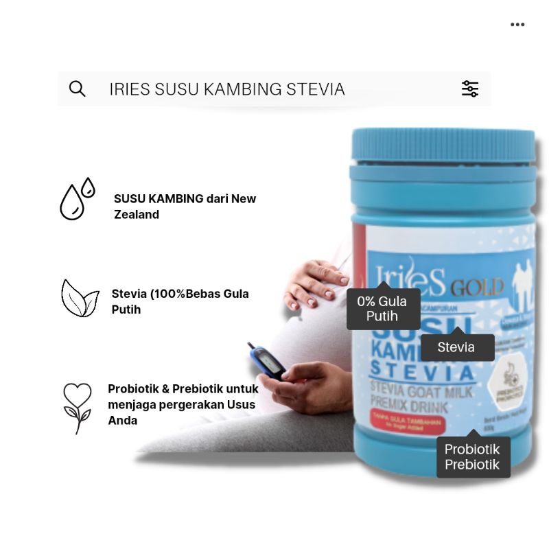 SUPPLEMENT IBU HAMIL(YANG MEMPUNYAI MASALAH PARAS GULA TINGGI) | Shopee ...