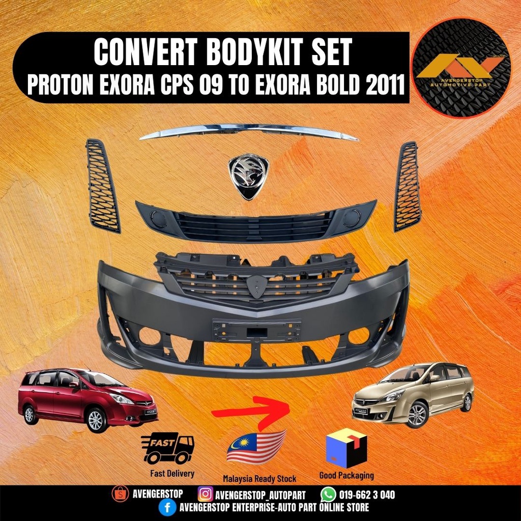 BODYKIT SET COMBO CONVERT PROTON EXORA CPS 2009 TO PROTON EXORA BOLD ...
