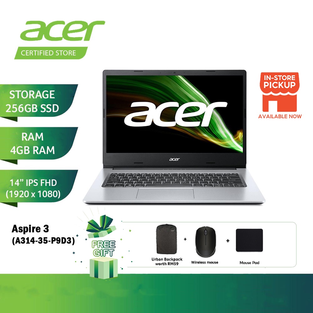 Acer Aspire 3 A314-35 Price in Malaysia & Specs - RM1799 | TechNave