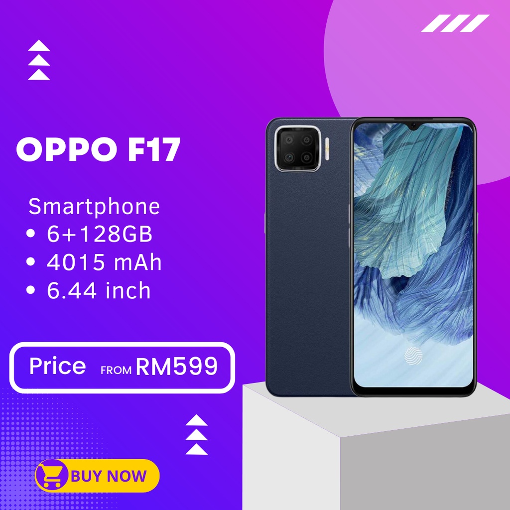 Oppo F17 6GB +128GB (Original Second) Look new condition | Shopee Malaysia