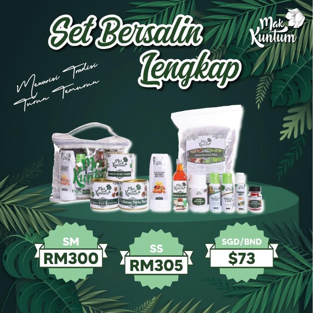 SET BERSALIN LENGKAP | REMPAH TANGAS | LOSYEN BOREH | MANDIAN HERBA ...