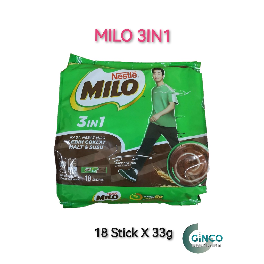 NESTLE MILO 3IN1 Activ-Go Original (18's X 30g) | Shopee Malaysia