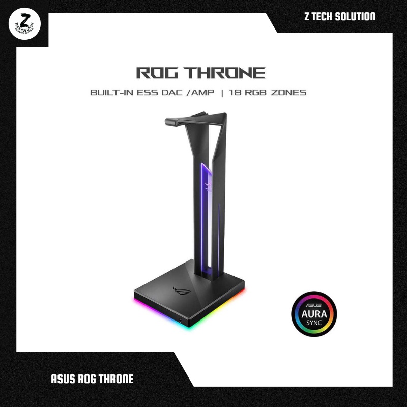 Asus ROG THRONE Headphone Stand | 7.1 Surround Sound | Dual USB 3.1 ...