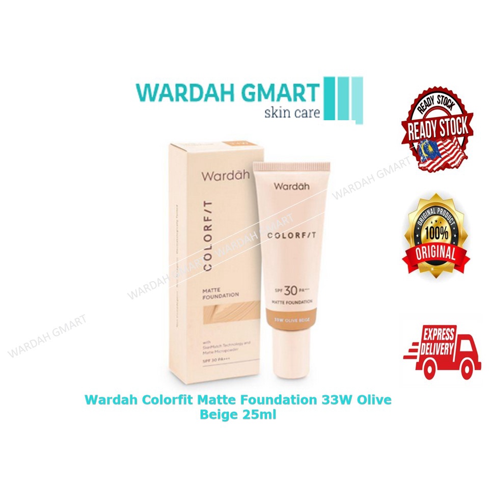 Wardah Colorfit Matte Liquid Foundation 25ml | Shopee Malaysia
