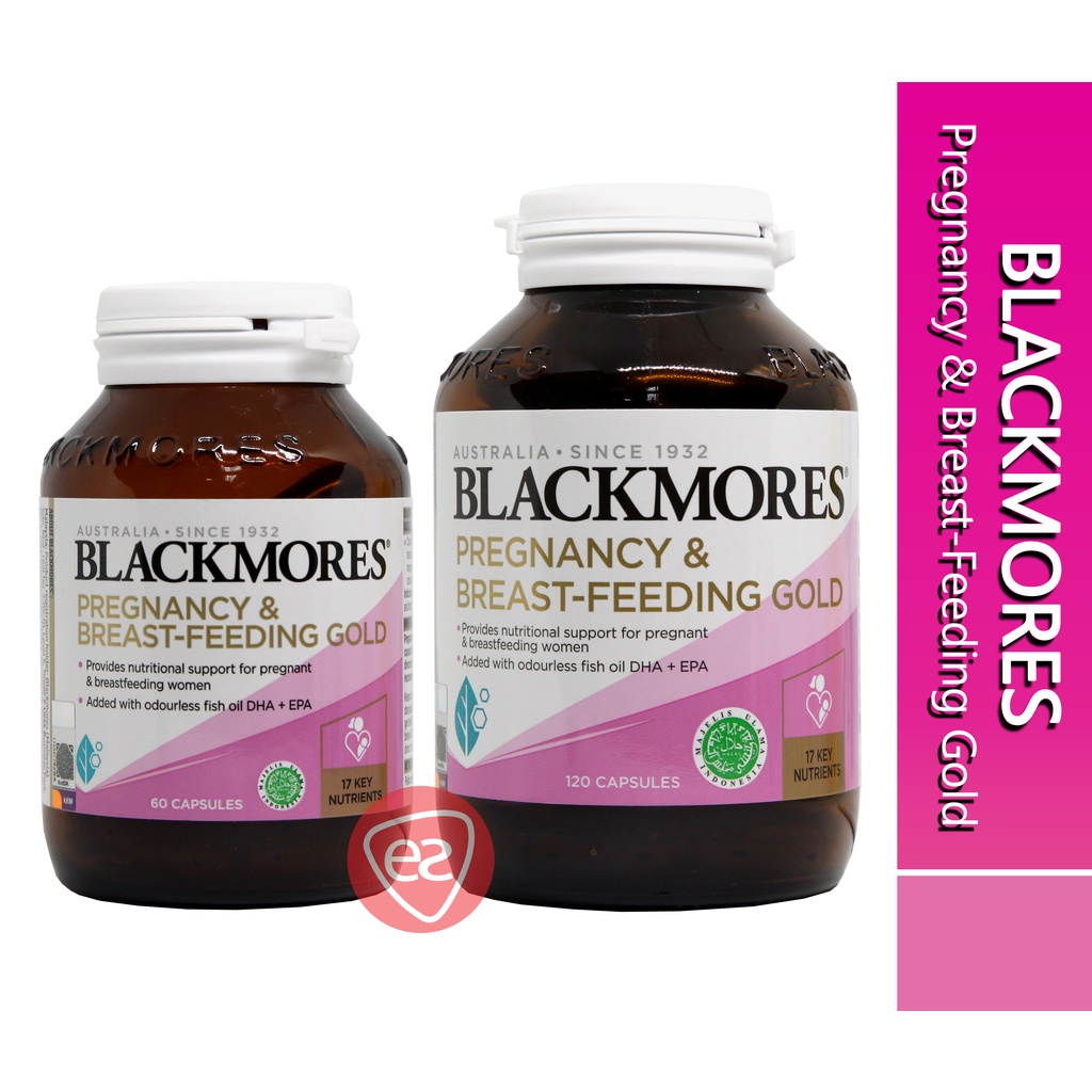 BLACKMORES PREGNANCY AND BREAST-FEEDING GOLD CAPSULE ( 60S / 120S ) NEW ...
