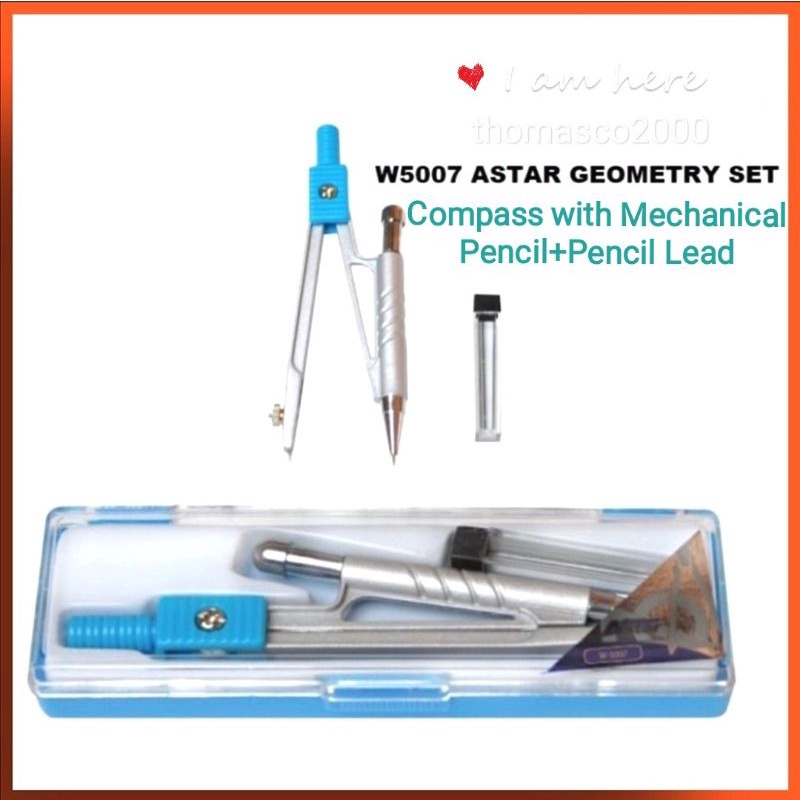 ASTAR W5007 Geometry Set / Mathematic Instrument set ( Ready stock ...