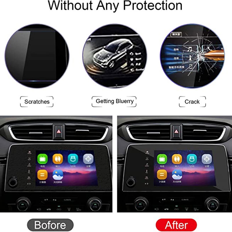 Proton X50 x70 Car GPS Navigation Protective Film For Head Unit Screen ...