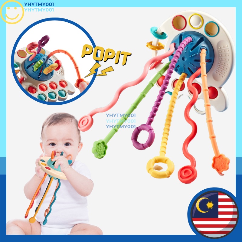 Baby Finger Toy Busy Toy Mainan Jari Bayi Kanak Early Education UFO ...
