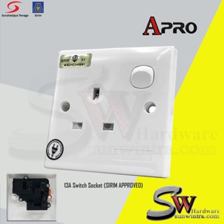 UMS 2913a / Apro 13A Switched Socket Outlet (SIRIM) Suis Elektrik 1 ...