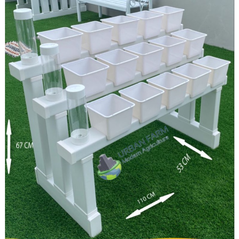 Hydroponic System Set 3 Layer - Modern Farming Indoor Garden | Shopee ...