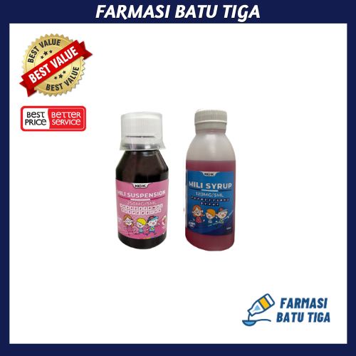 KCK MILI SYRUP (PARACETAMOL) 120MG/5ML (120ML) / MILI SUSPENSION ...