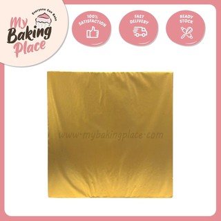 Gold Cake Board Square Pelapik Kek Papan Kek Murah Cake Board Gold ...
