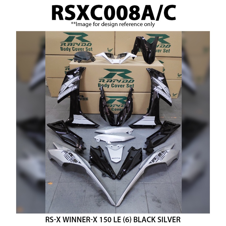 Coverset RS-X RSX Winner-X 150 Limited Edition Bodyset Sticker Tanam ...