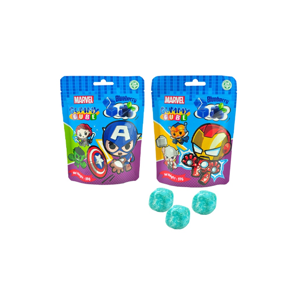 Tsum Tsum / Marvel Gummy Cube Blueberry / Stawberry For Girls & Boys ...