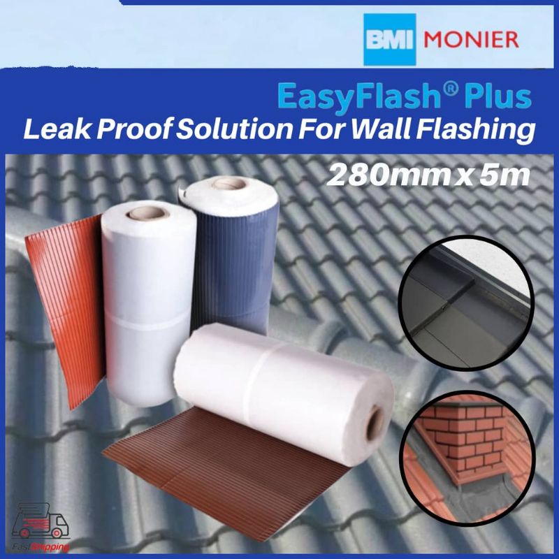 BMI MONIER EasyFlash Plus Wall Flashing Easy Flash Dinding Atap Leak ...