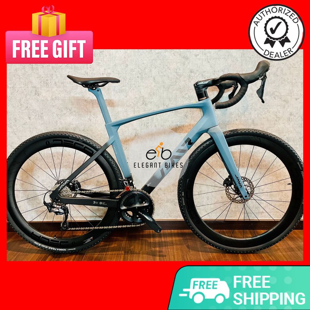 JAVA J AIR LANCIA ULTEGRA R8070 CARBON WHEELSET GRAVEL ROAD BIKE ...