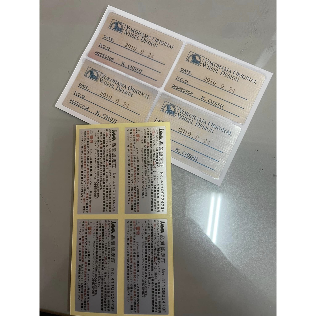 Sticker Spec Yokohama Advan RG Advan RG II Advan Racing Cutting Ori ...