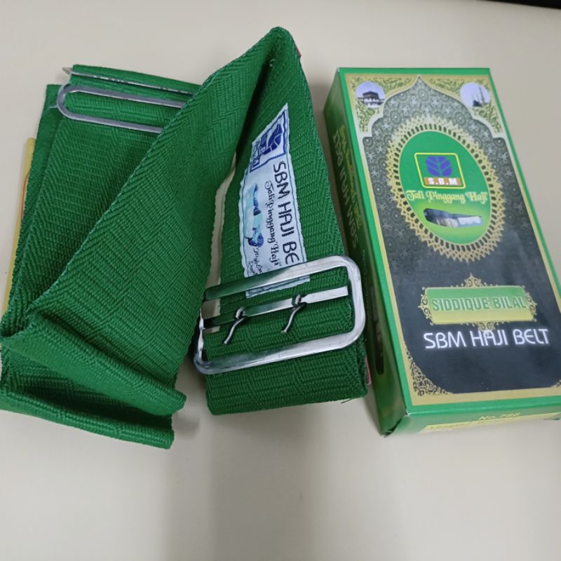 PLUS SIZE TALI PINGGANG BELT IHRAM HAJI UMRAH DEWASA HIJAU TAHAN LASAK ...