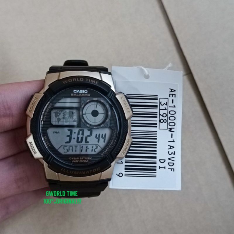 CASIO AE-1000W-1A3/AE-1000W-1A3VDF/AE-1000W/AE1000W | Shopee Malaysia