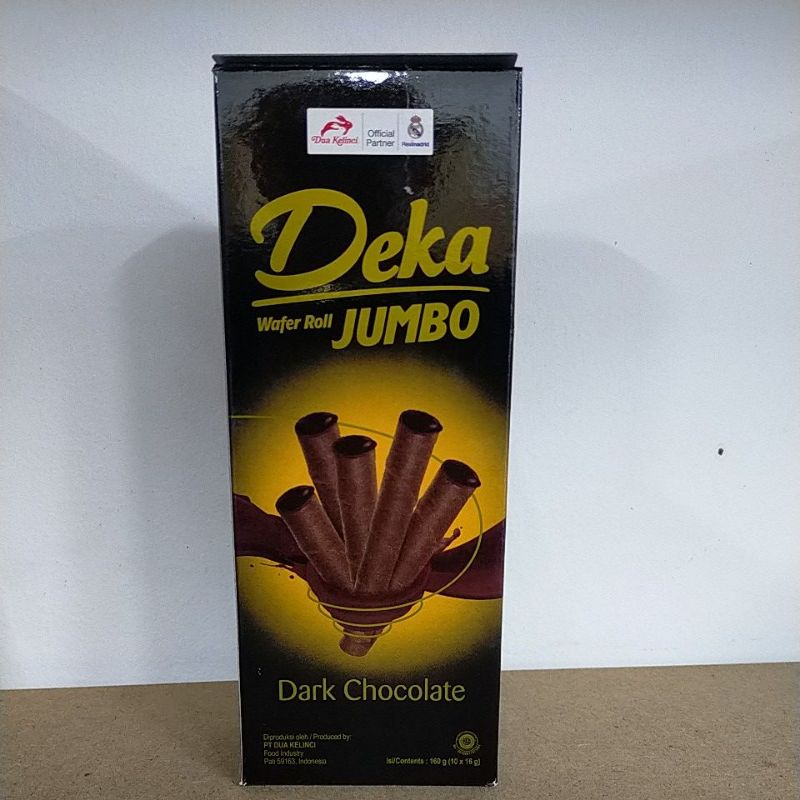 Deka Wafer Roll Dark Chocolate 160g (10x16g) | Shopee Malaysia