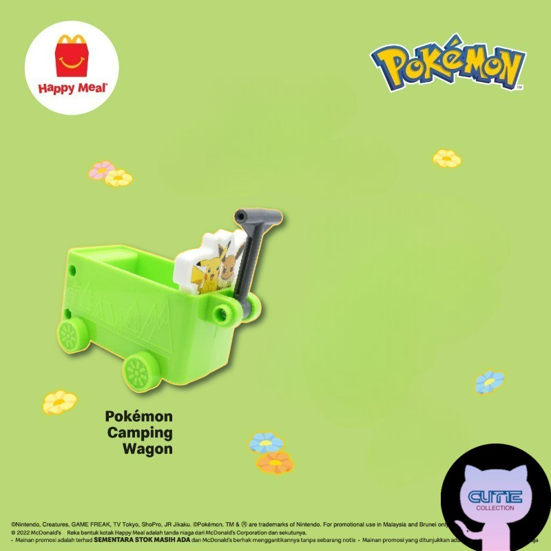 [Malaysia Ready Stock] McDonald's Happy Meal Toys- Pokémon Camping ...