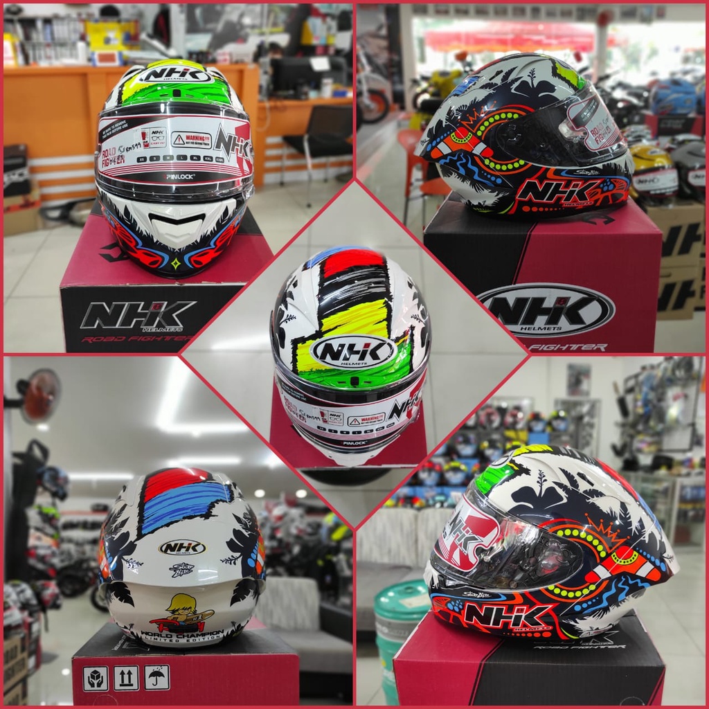 HELMET NHK Full Face GPR Tech - REMY # 3 - MOTO2 CHAMPION- Remi Gardner ...