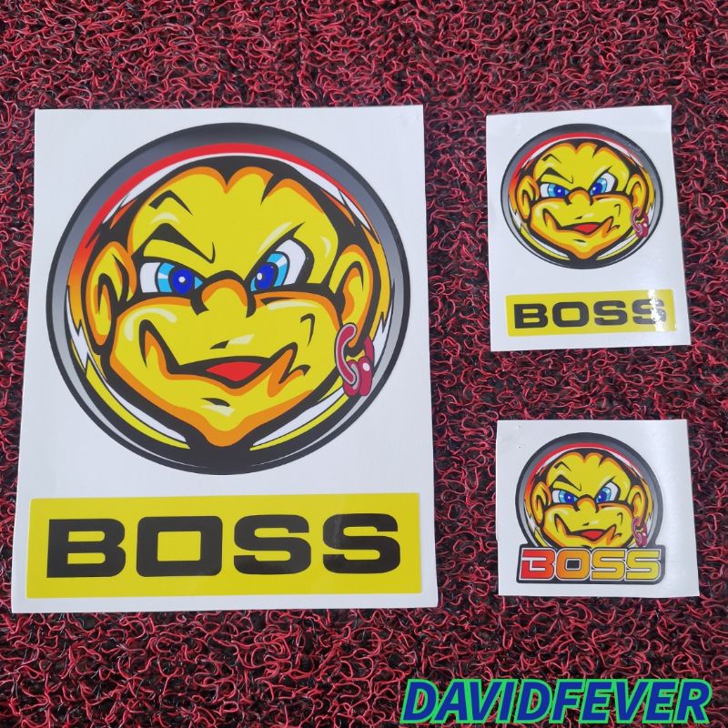 STICKER BOSS ROSSI HAVE 3 SIZE | Shopee Malaysia