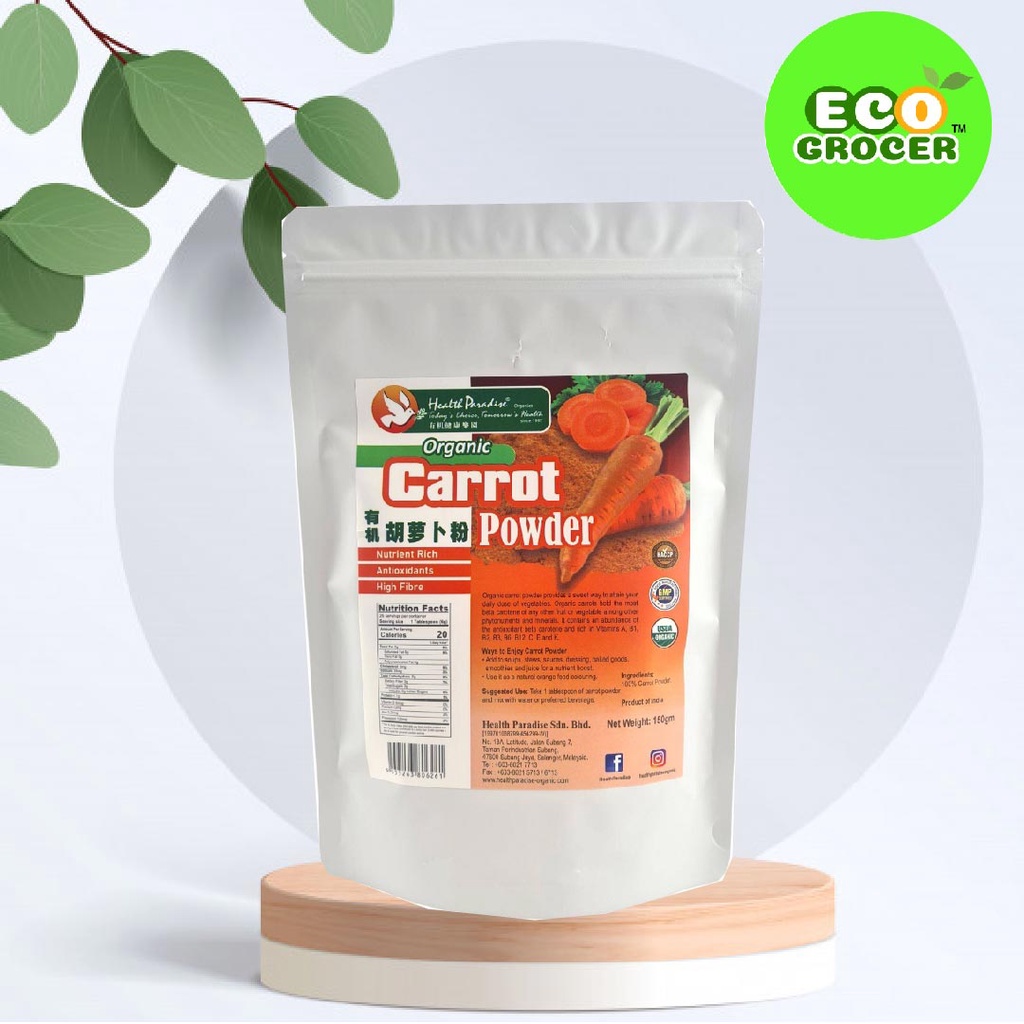 Health Paradise Organic Carrot Powder | Shopee Malaysia