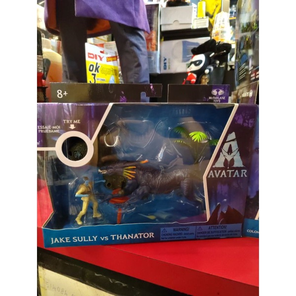 McFarlane Toys Disney Avatar: World of Pandora Jake Sully vs Thanator ...