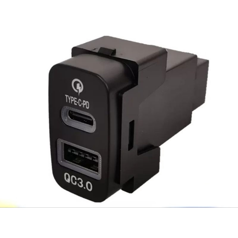 Latest Product Fast Charge 3.0 QC USB TYPE-C Port Mitsubishi Lancer ...