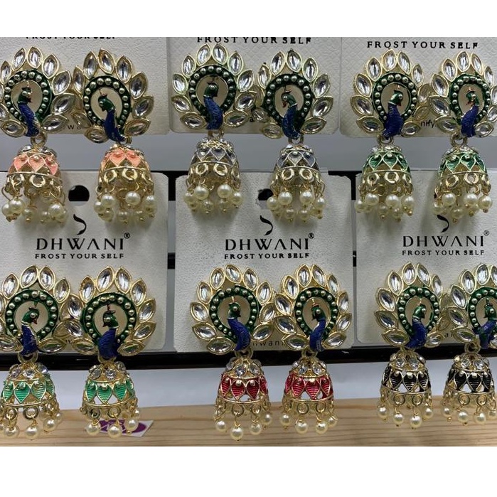 *Best Seller* Pretty Peacock Jhumka / Jimikki | Shopee Malaysia
