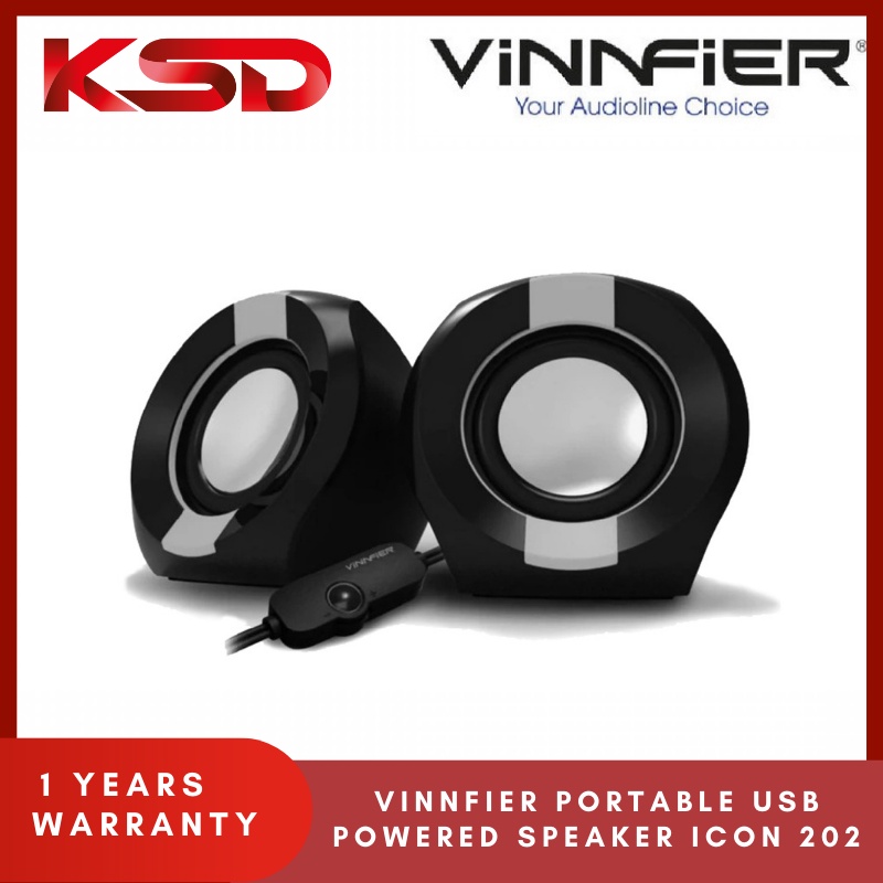 Vinnfier Portable USB Powered Speaker ICON 202 ICON202 Unique Design ...