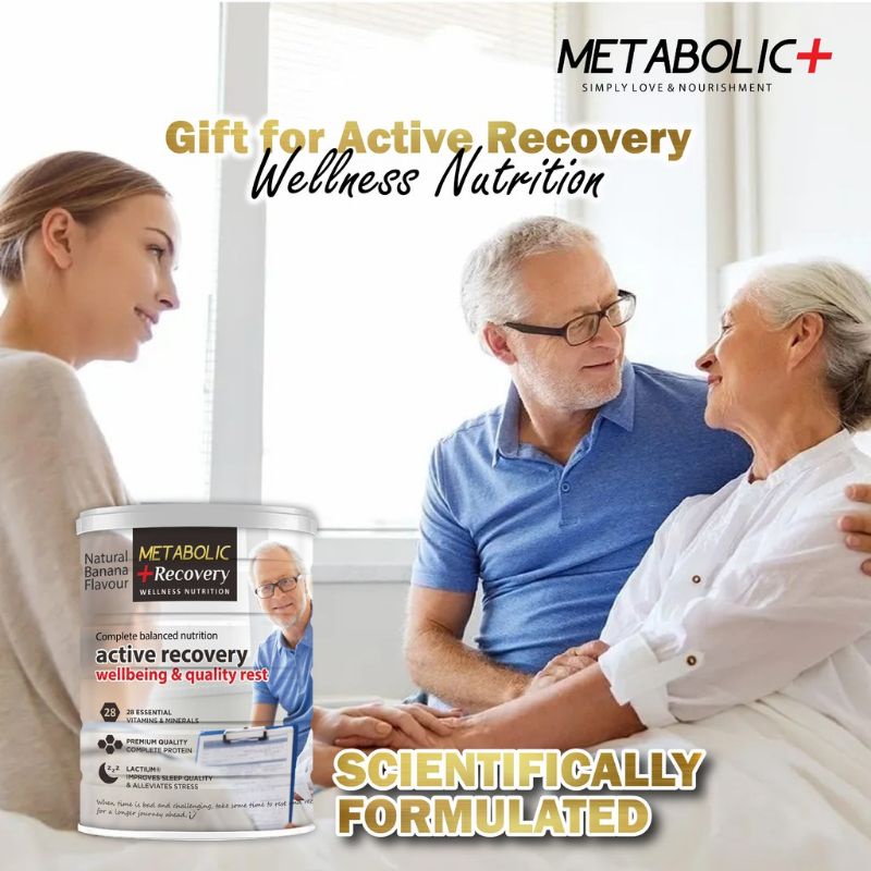 Metabolic + Recovery Complete Nutrition Drink Natural Banana Flavour ...