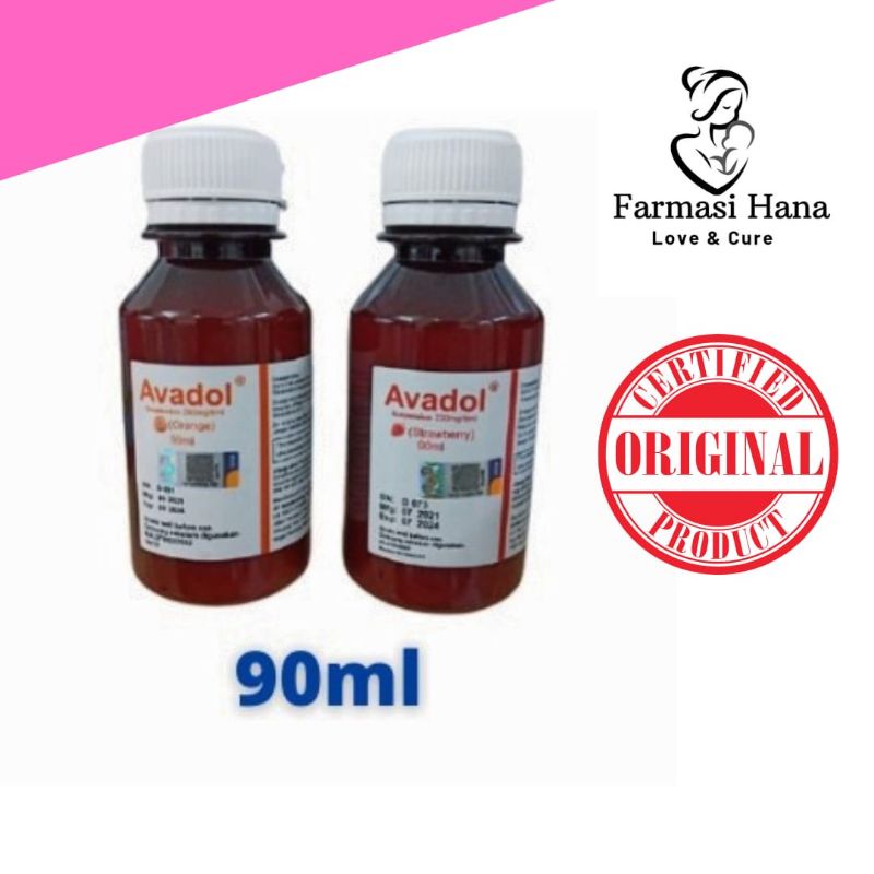 AVADOL PARACETAMOL PCM SYRUP 90ML | Shopee Malaysia