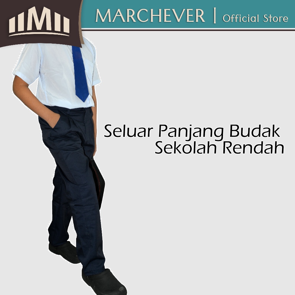 Primary School Boy Uniform Long Pants Seluar Panjang Lelaki Sekolah ...