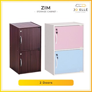 Jo ELLE – Zim 2 Doors Storage Cabinet with Lock / Storage Box with Lock ...