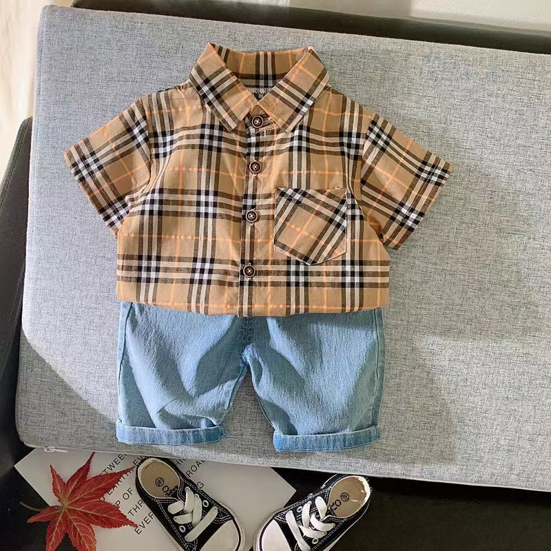 kid clothes sets for boy baju kanak kanak pakaian 2Pcs Casual cotton ...