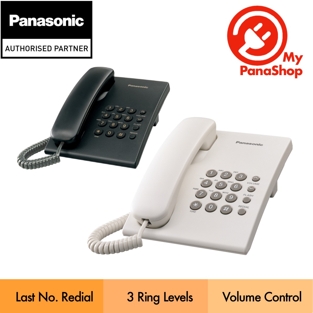 Panasonic Single Line Phone Set KX-TS500ML/KX-TS500 | Shopee Malaysia