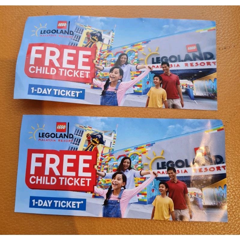LEGOLAND Free Child Ticket with purchase of Adult ticket Voucher ...