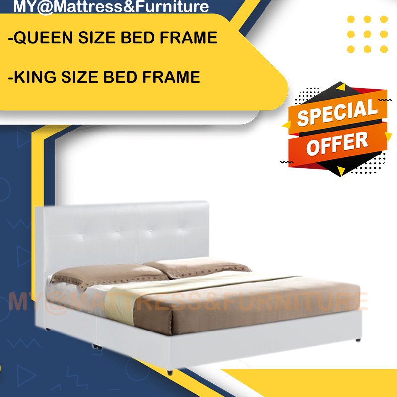 (KL&Selangor Only)5 Feet Queen Size Bed Frame/6 Feet King Size Bed ...
