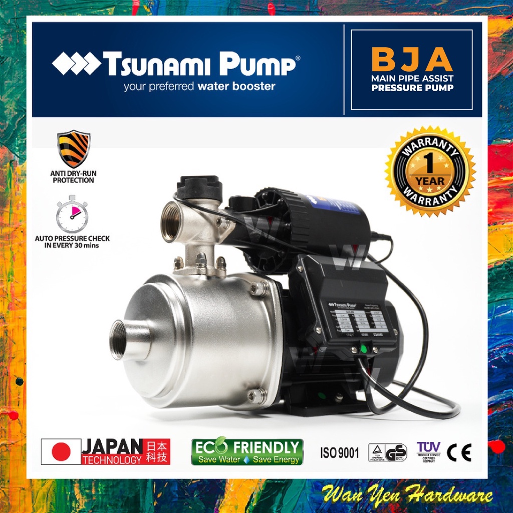 Tsunami Automatic Water Pump BJA Series - Main Pipe Pressure Pump ...