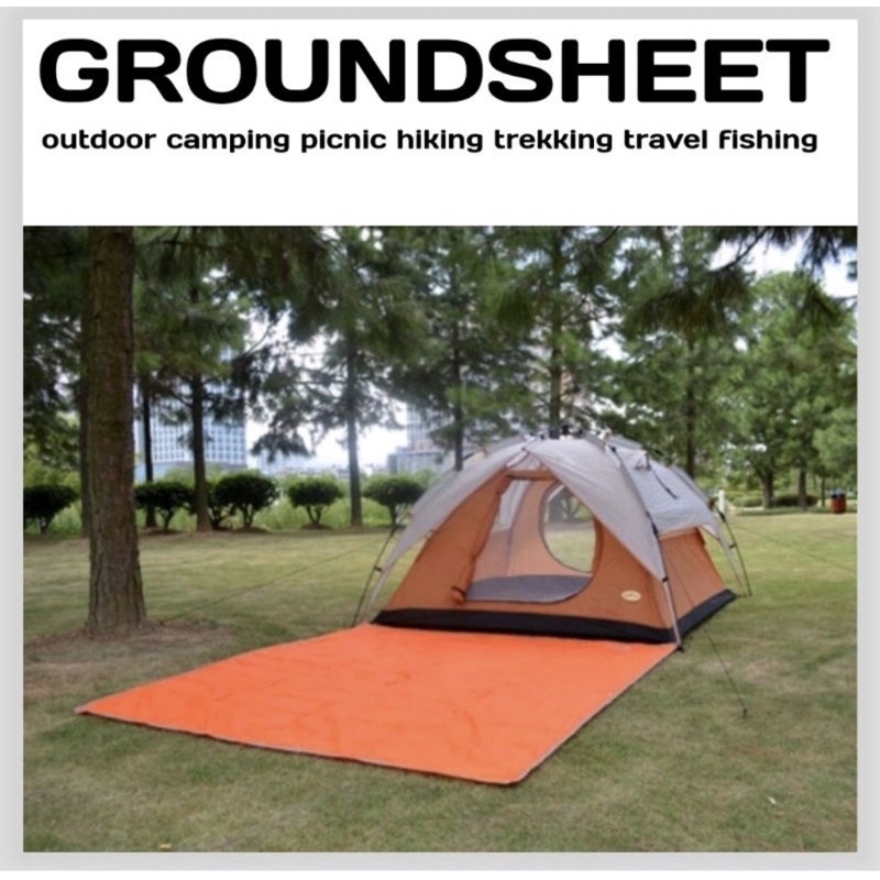 🔥9'ftx12'ft GROUNDSHEET / MULTI-purpose🔥🇲🇾Alas Tanah Blue Orange Water ...