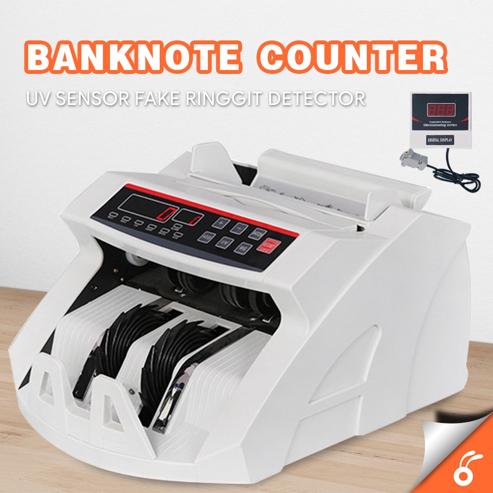 6162 BANKNOTE COUNTER with UV Function Cash Banknote Detector Money ...
