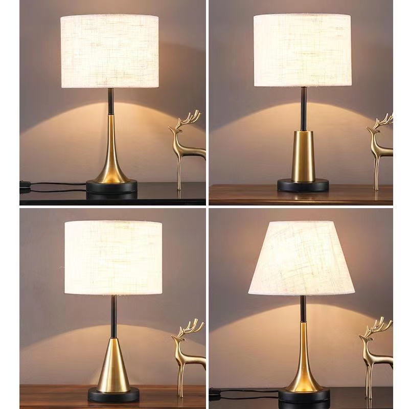 Bedroom Table Lamp Bedside Lamp Living Room American Modern Minimalist ...
