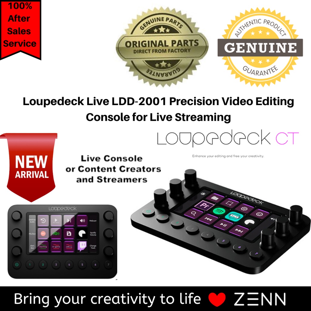 Loupedeck Live LDD-2001 Precision Video Editing Console for Live ...