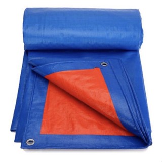 🔥9'ftx12'ft GROUNDSHEET / MULTI-purpose🔥🇲🇾Alas Tanah Blue Orange Water ...