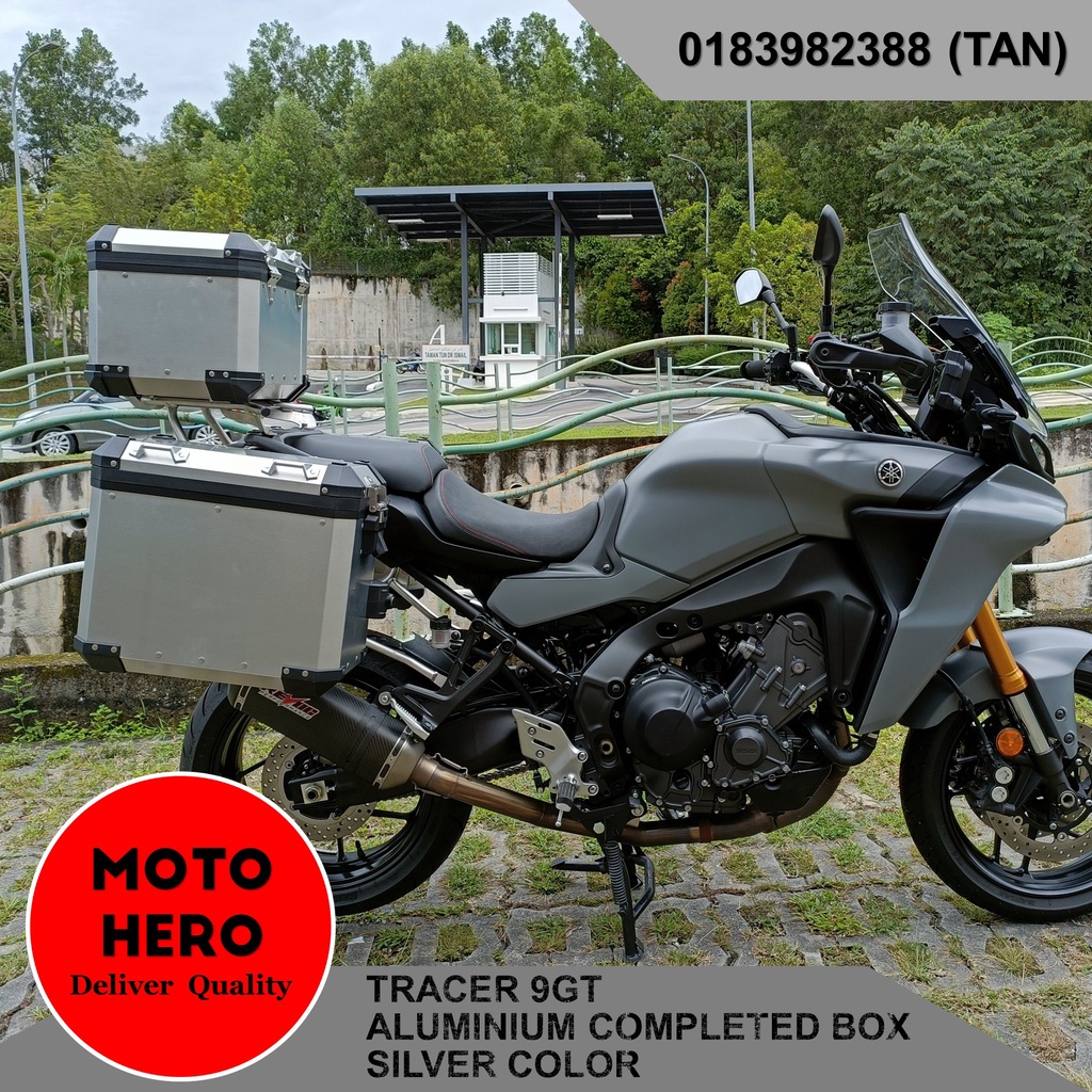 YAMAHA TRACER9GT TRACER 9GT ALUMINIUM BOX SIDE BOX SIDE PANNIER TOP BOX ...