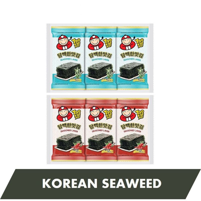 [TKM] Tao Kae Noi Korean Seaweed 12g (4g x 3 Packets) | Shopee Malaysia